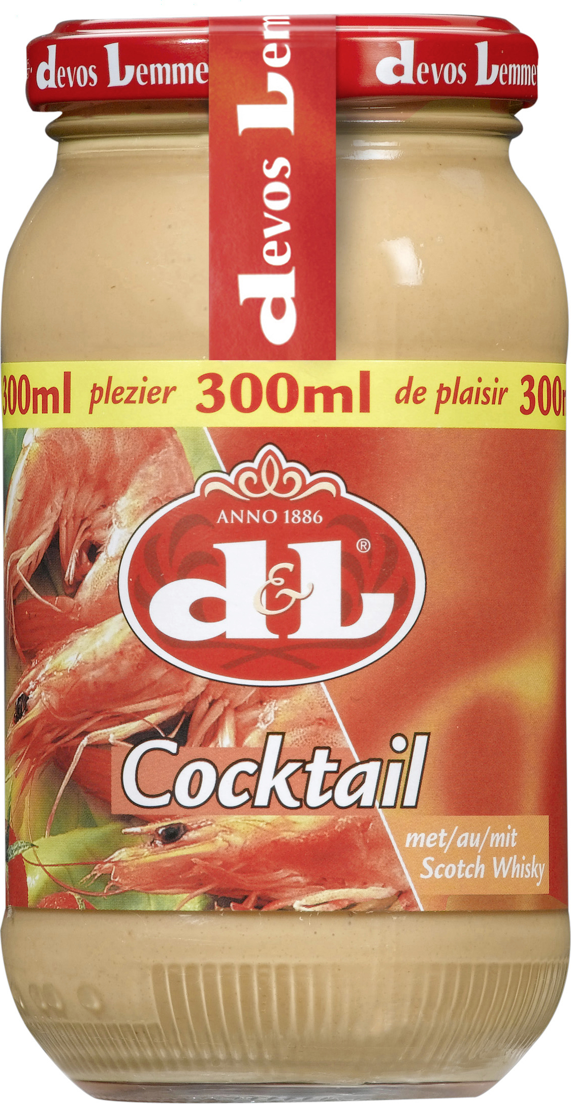 Salsa Cocktail DL con Scotch Whisky cremosa, piccante e