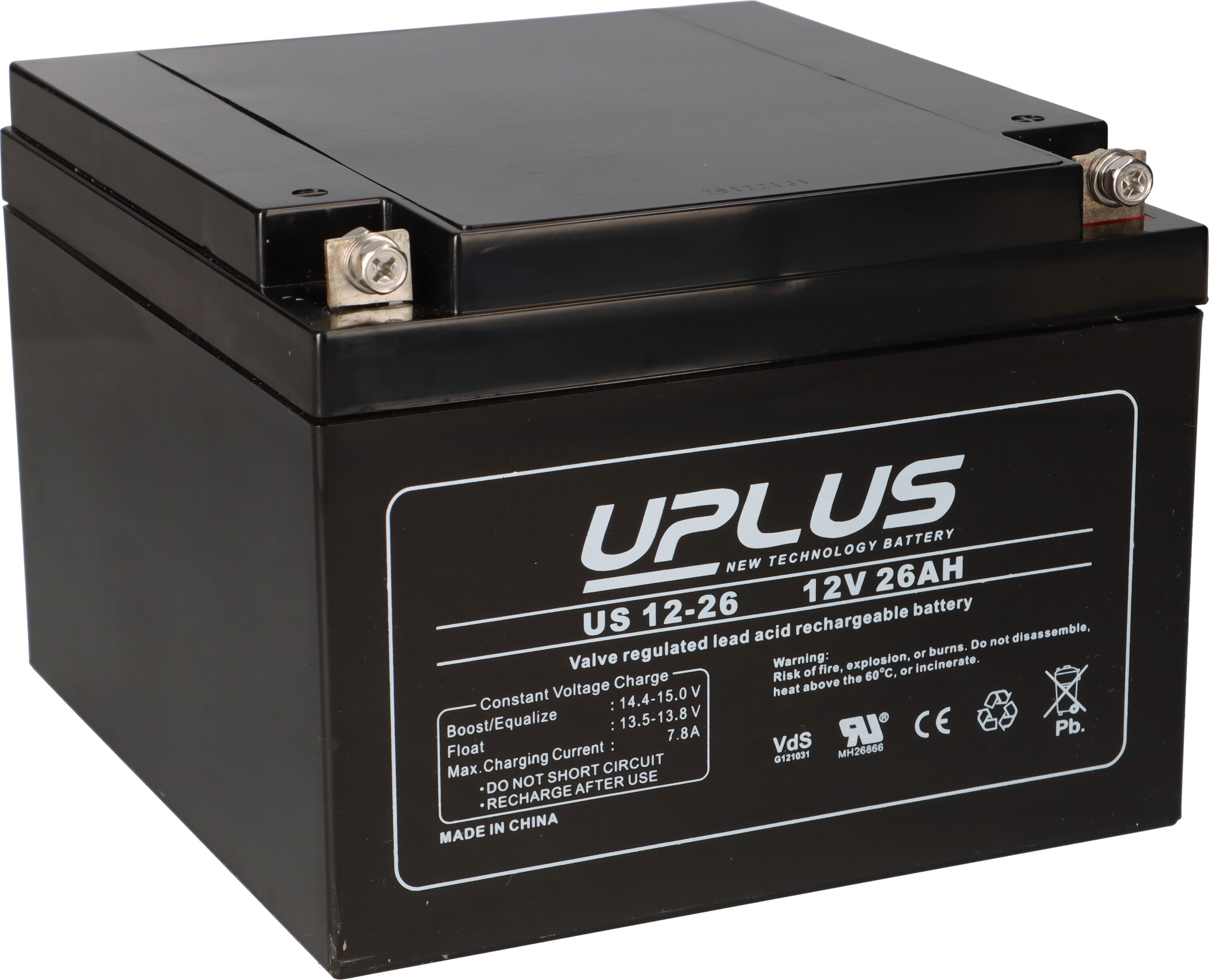 Uplus Bleiakku 12V 26Ah Batterie AGM US12-26 | Kaufland.de