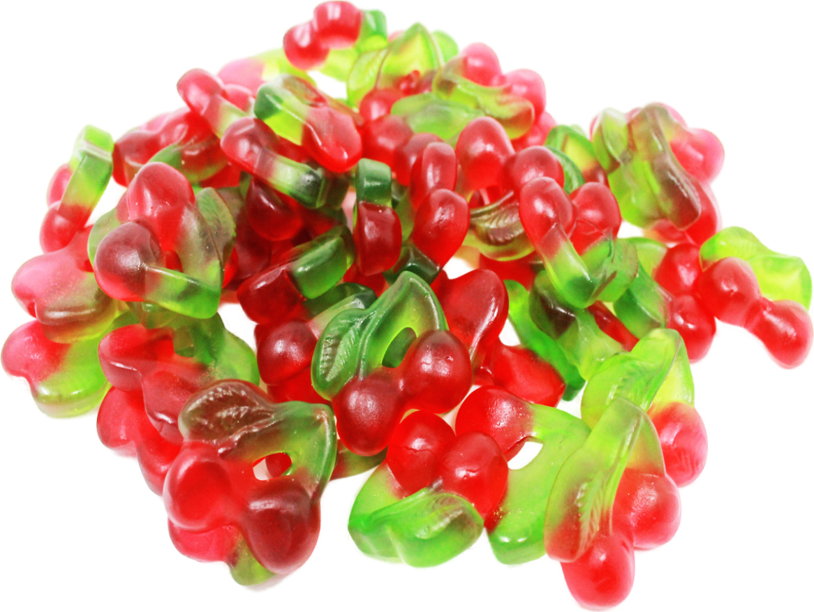 Trolli double cherries guma owocowa o smaku wiśniowym 1000g