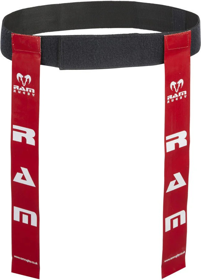 RAM Rugby Tag Belt Set - Kit complet Large Rouge