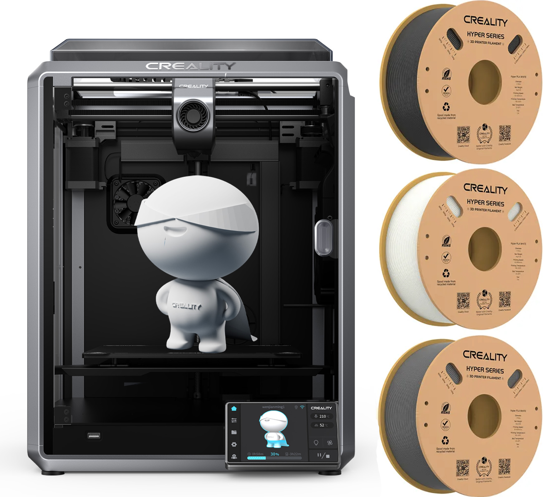 3D tiskárna Creality K1 s vysokorychlostním | Kaufland.cz