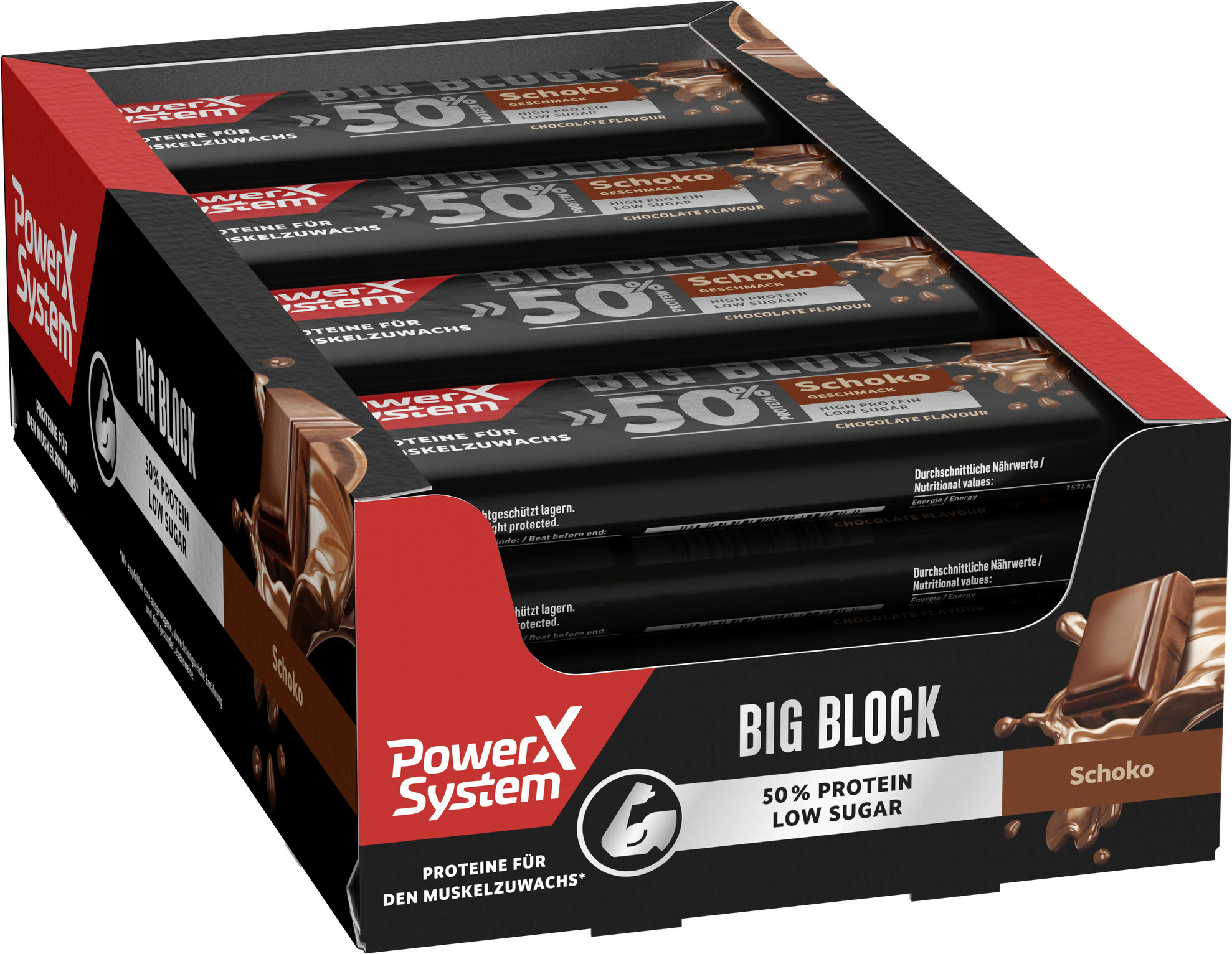 Power System BIG BLOCK 50% Proteinriegel 1 | Kaufland.at