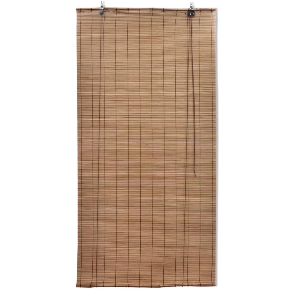 vidaXL Stores en bambou 2 pcs. 120x220 cm brun