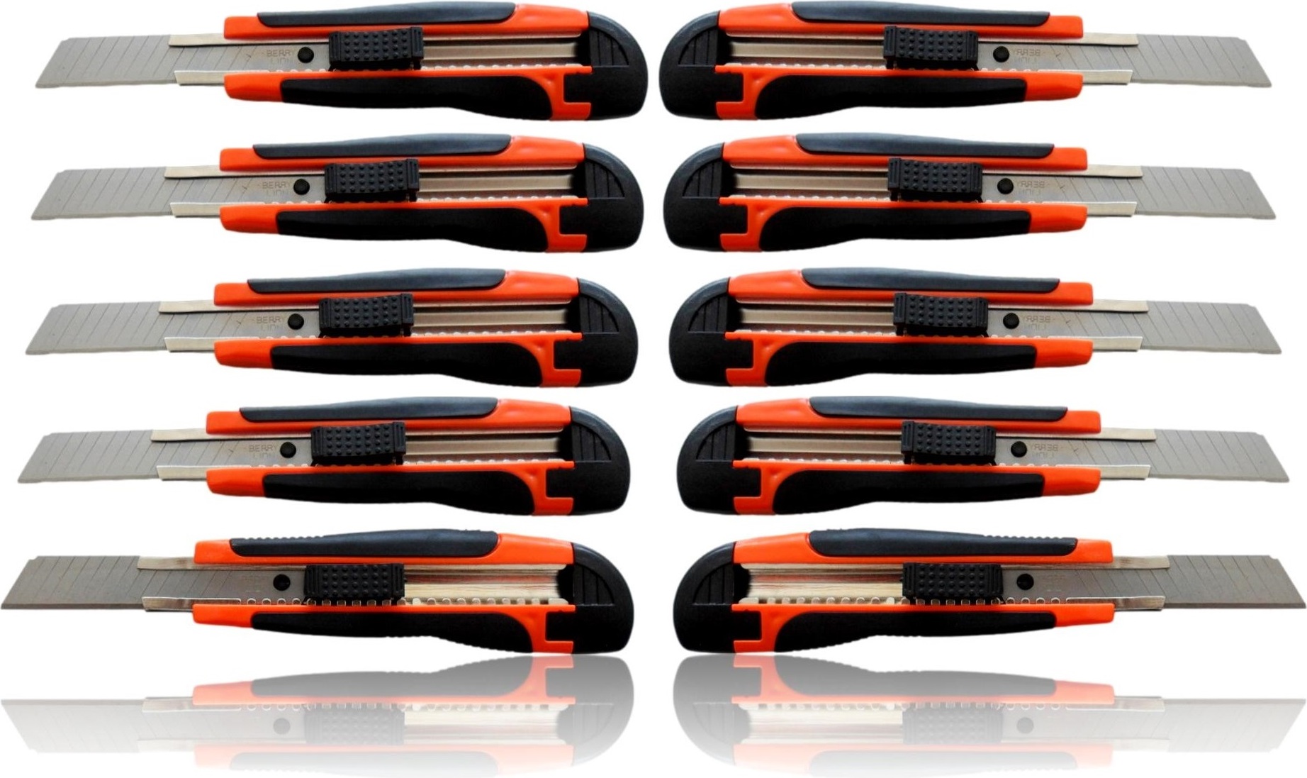 lot de 10 cutters largeur de lame 18mm | lames de cutters