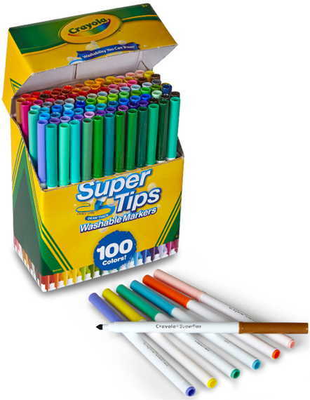 Crayola - super punte (100x) Gessi colorati