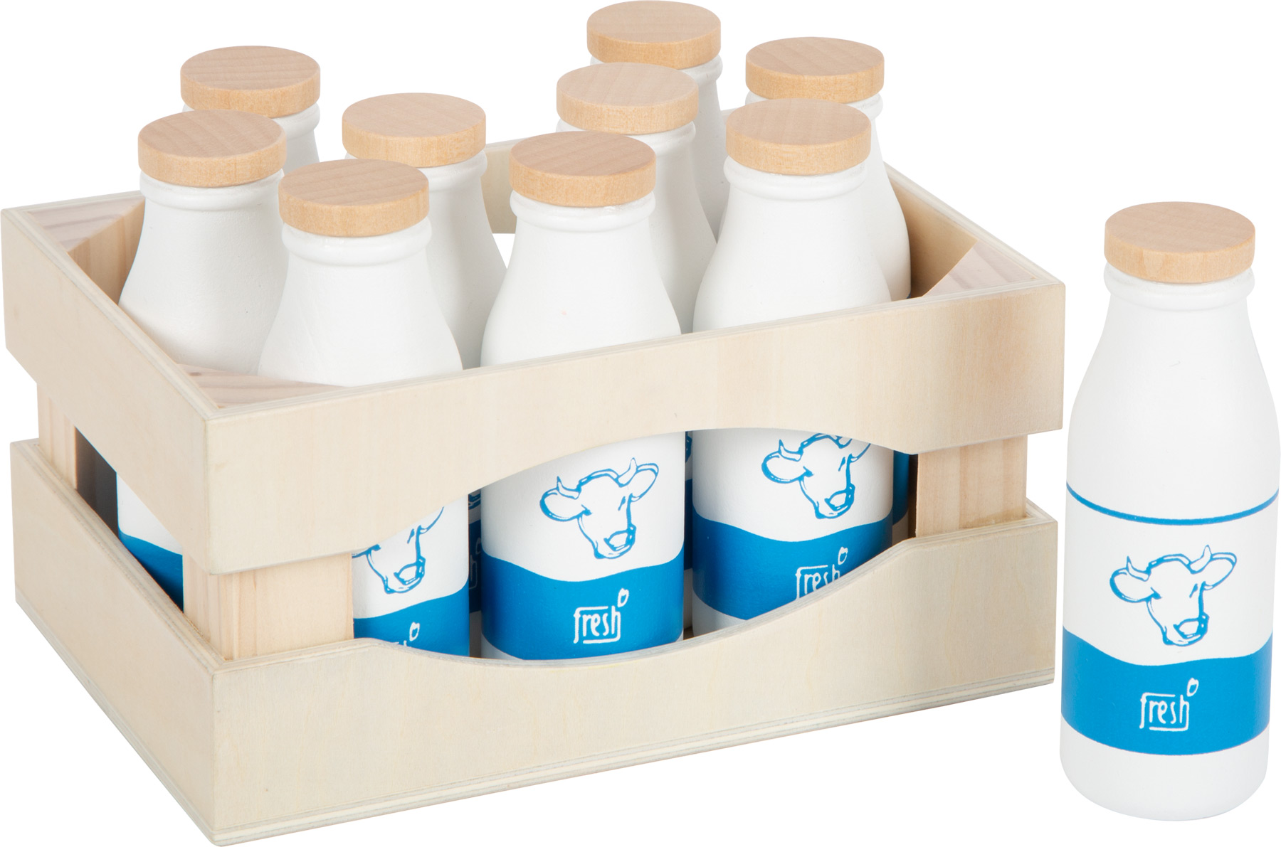 small foot Milchkiste "fresh" aus Holz, | Kaufland.de