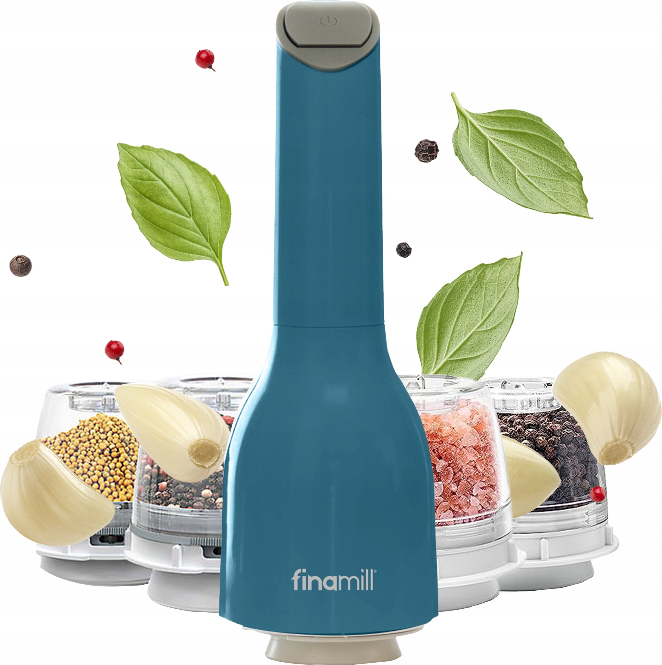 FinaMill navy blue Batterie incl. 2 Stück FinaPod Pro Plus