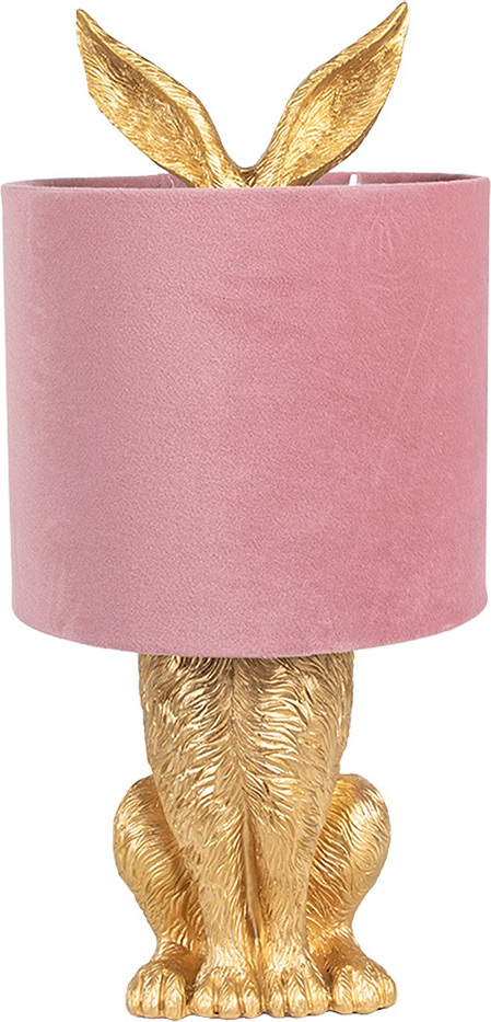 Clayre & Eef 6LMC0099GOVP Stolná lampa Rabbit | Kaufland.sk