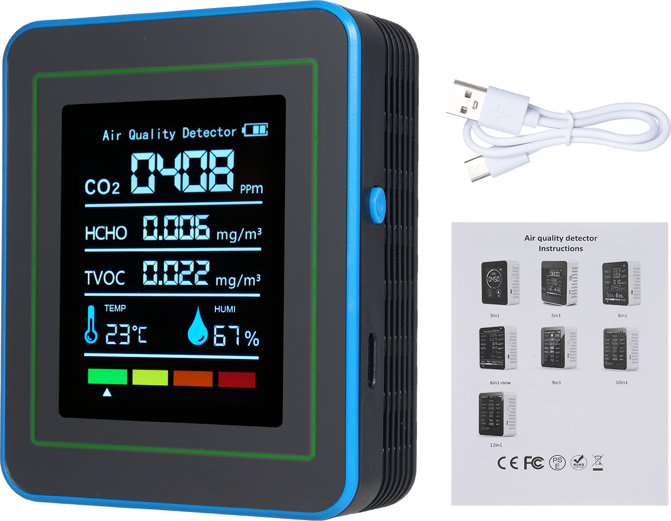 5-w-1 monitor jakości powietrza w | Kaufland.pl