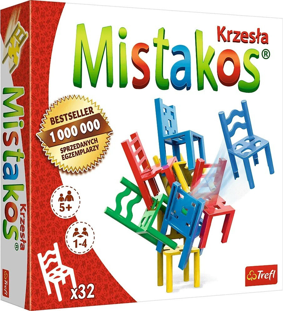 PROMO Mistakos Stühle 4-Personen-Spiel 02074 Trefl p8