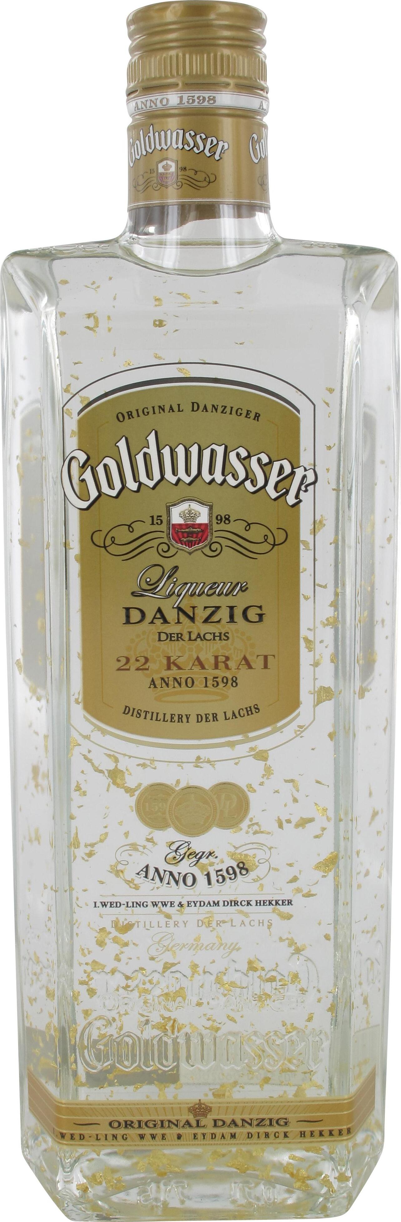 Original Danziger GOLDWASSER Likör, 40% Vol. 0,7 l
