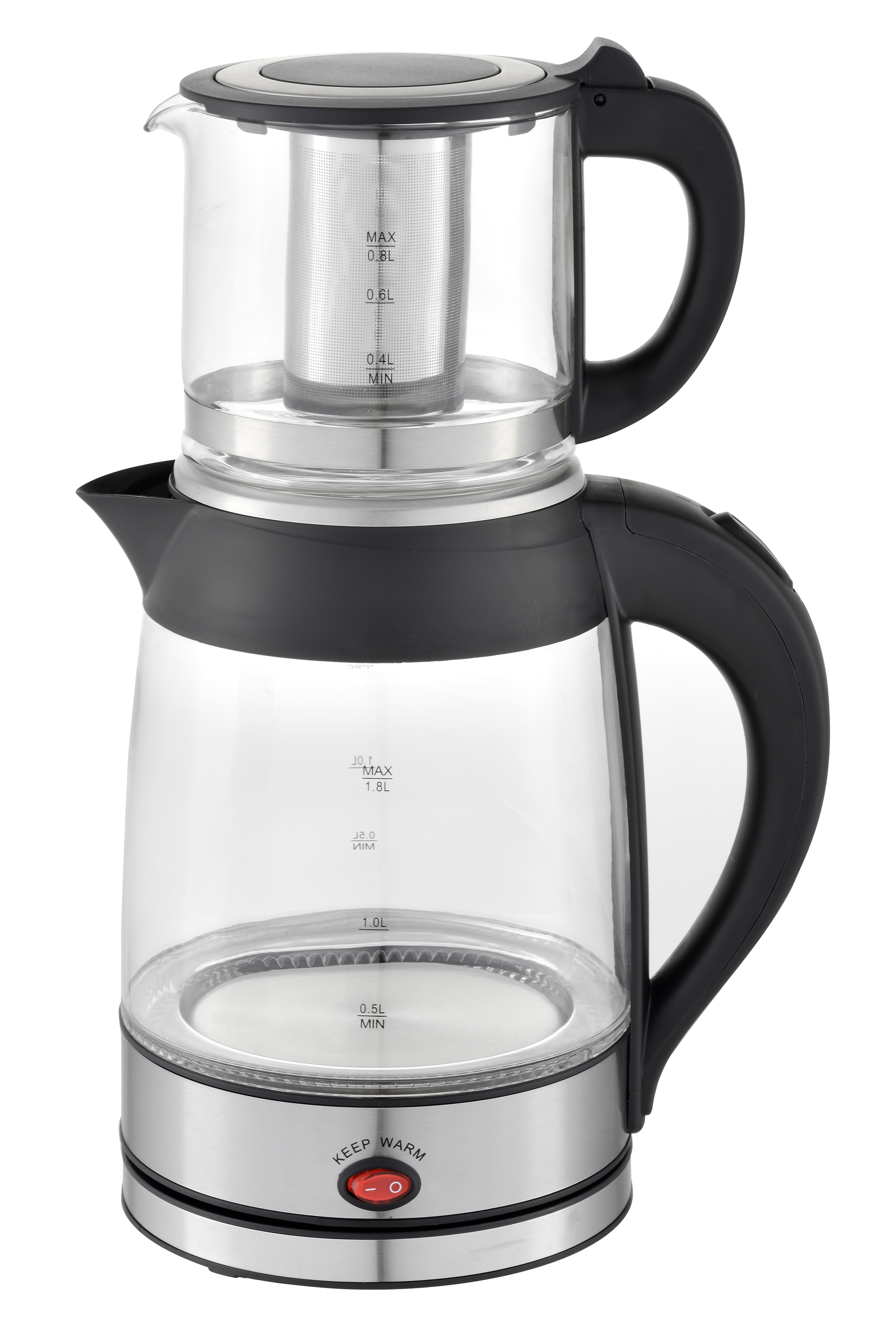 Zilan Tea Maker 2200 Watt | Semaver | Caydanlink | Skleněná