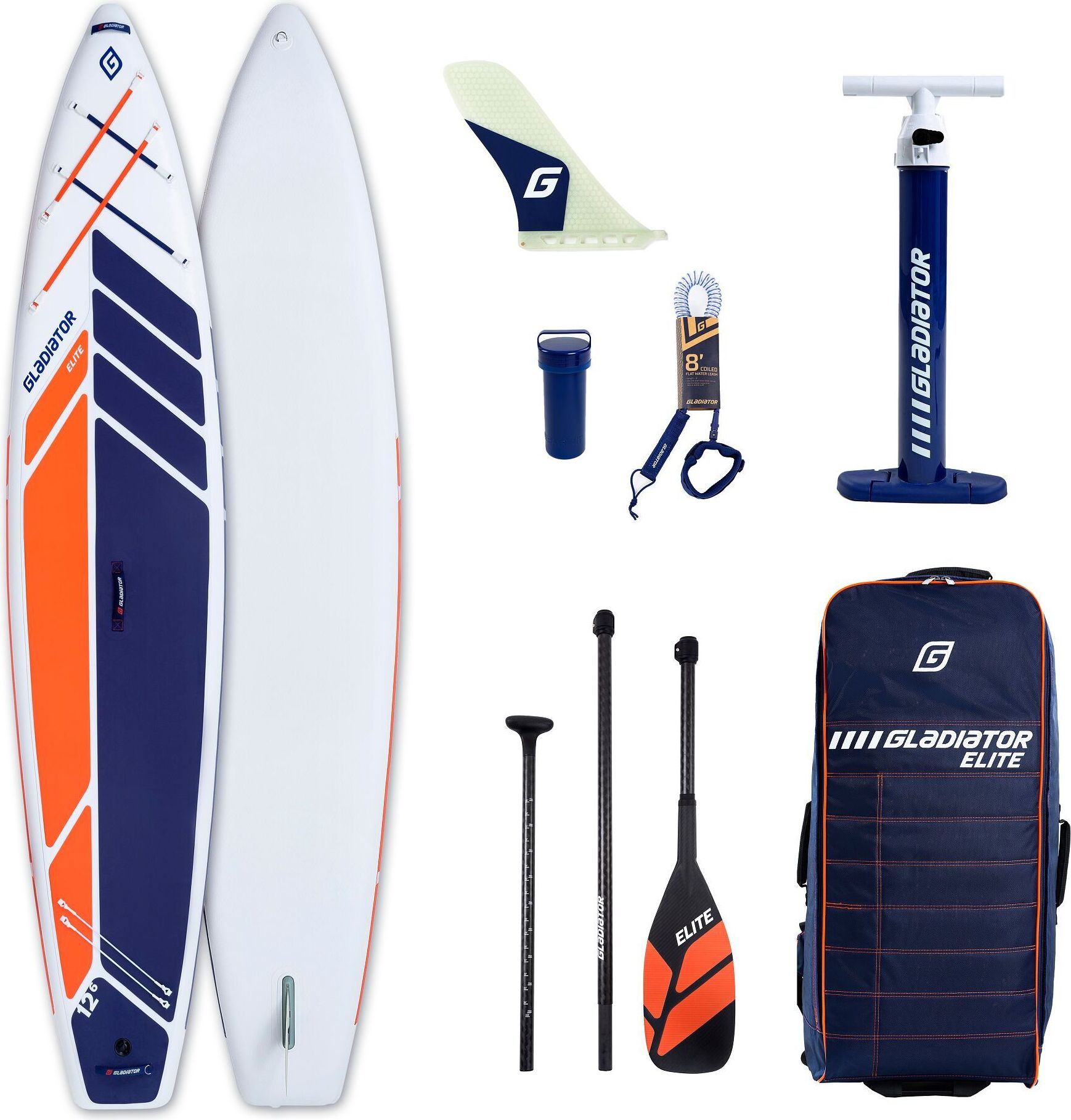 Gladiator Stand Up Paddling Board Set "Elite 2023", 12'6 T