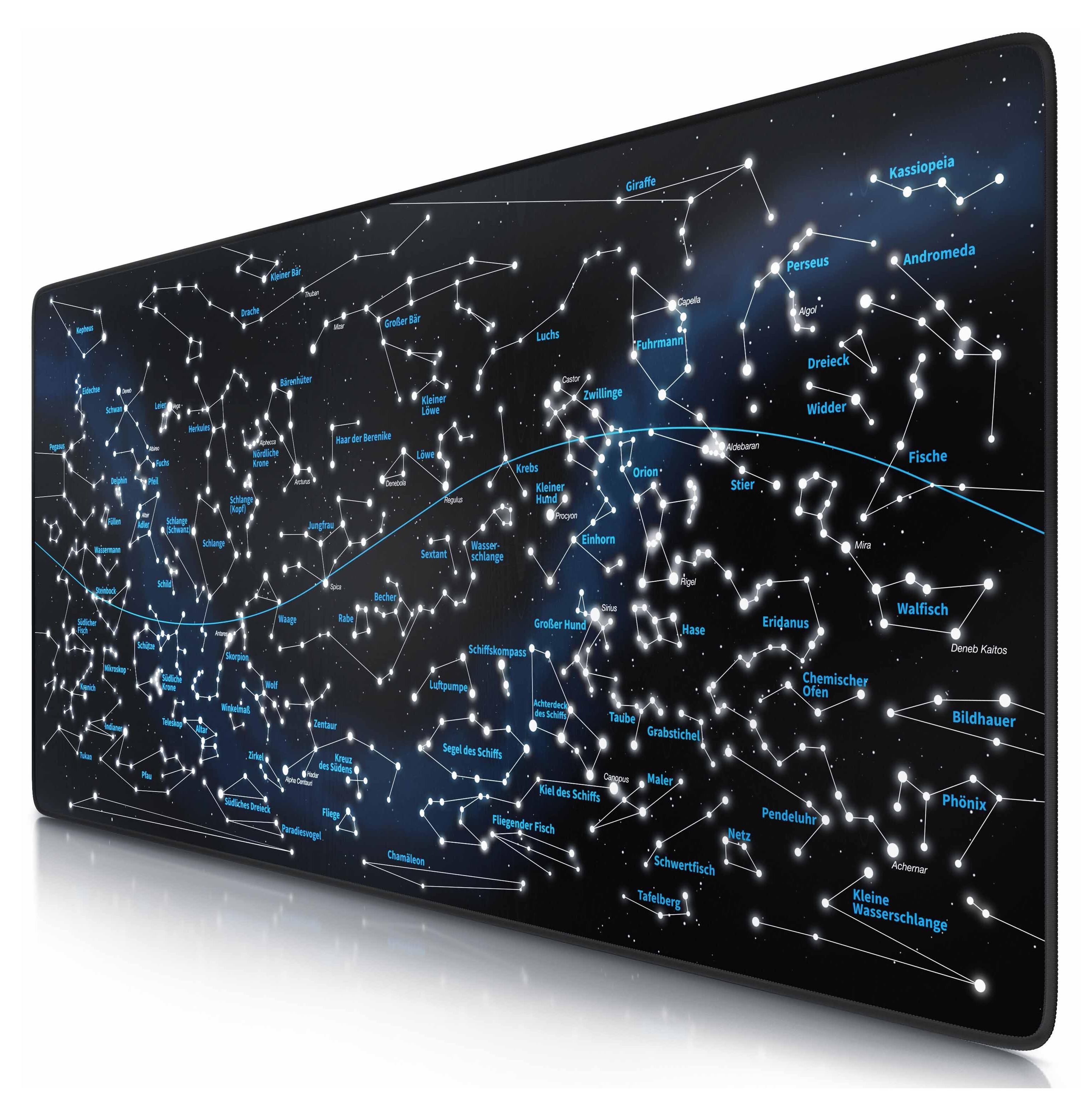 CSL Gaming Mouse Pad XXL - Celestial Map - 900 x 400 mm