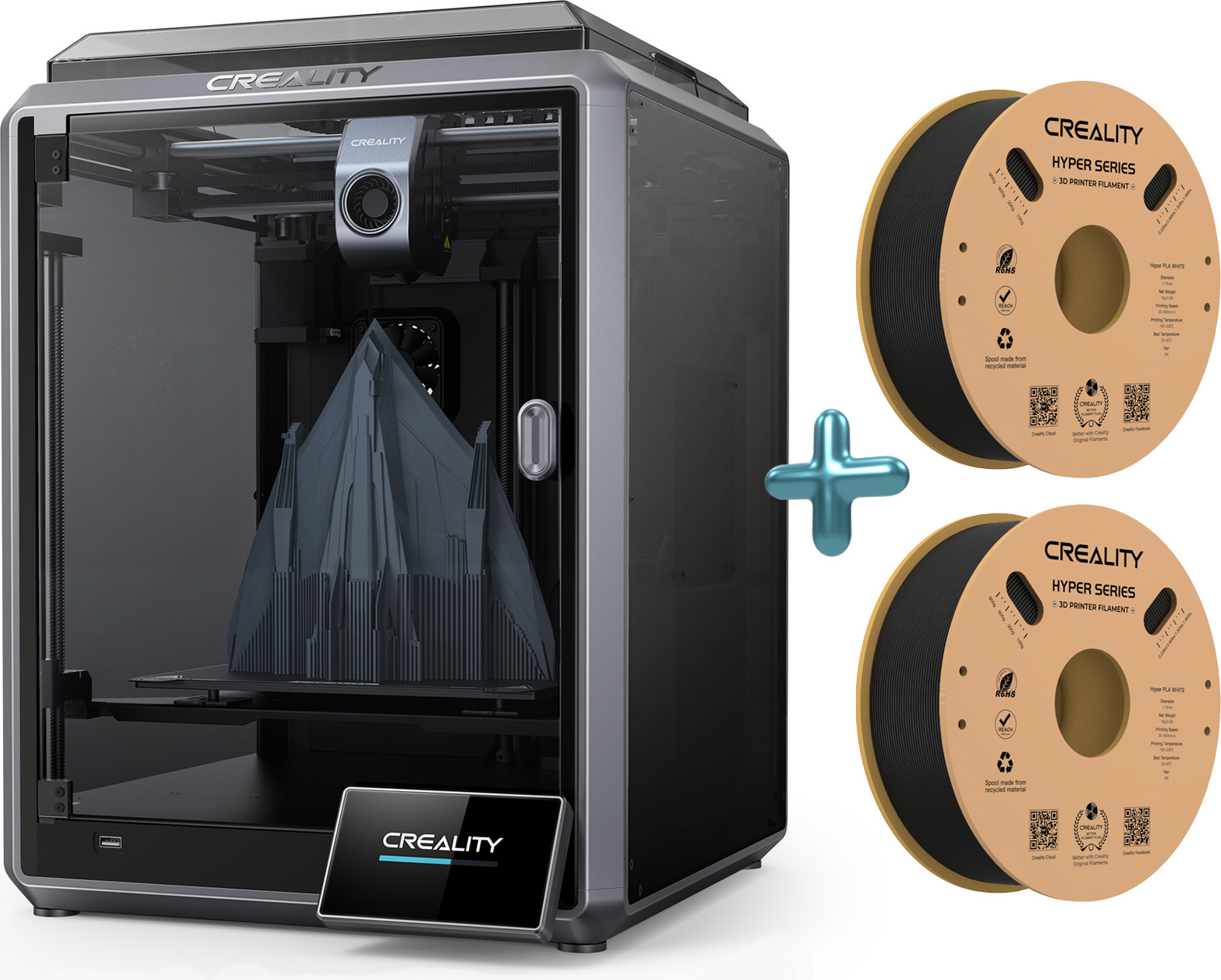 Creality K1 3D-Drucker + 2Kg Schwarz 1,75-mm | Kaufland.de