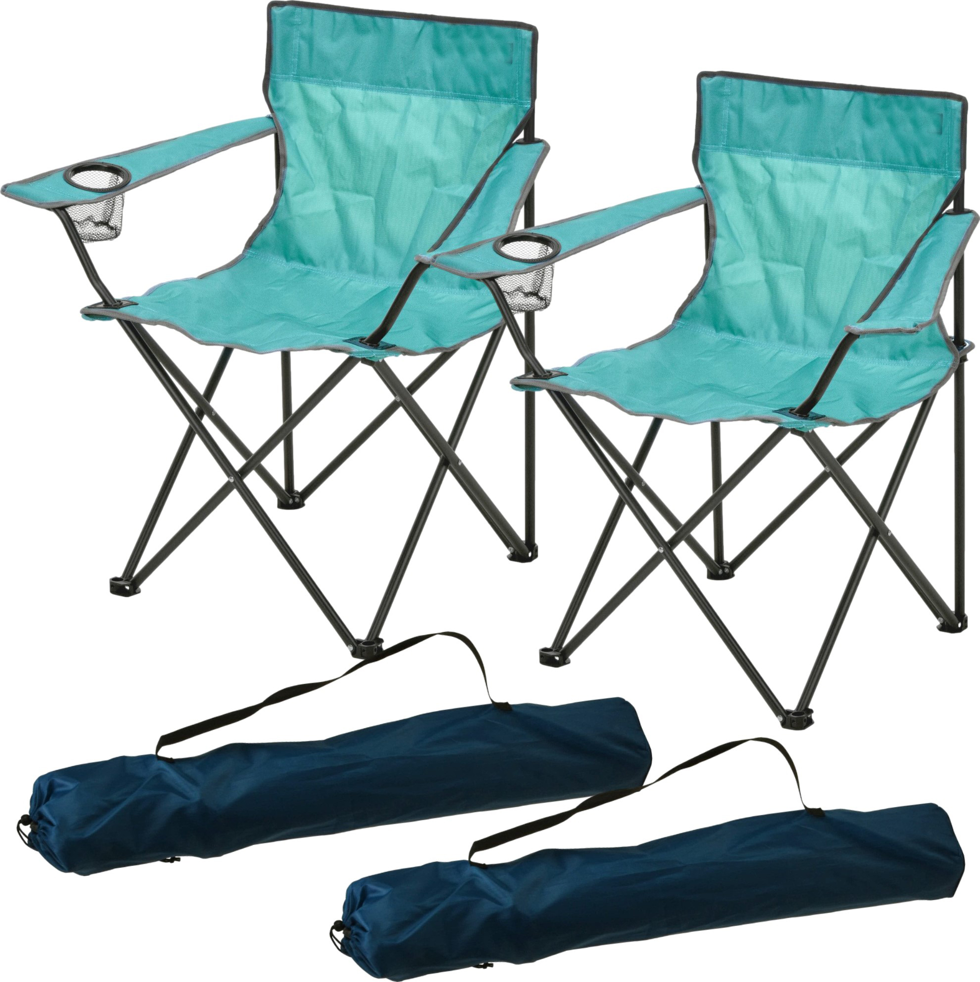 2x Strandstuhl Türkis faltbar einzeln oder im | Kaufland.de