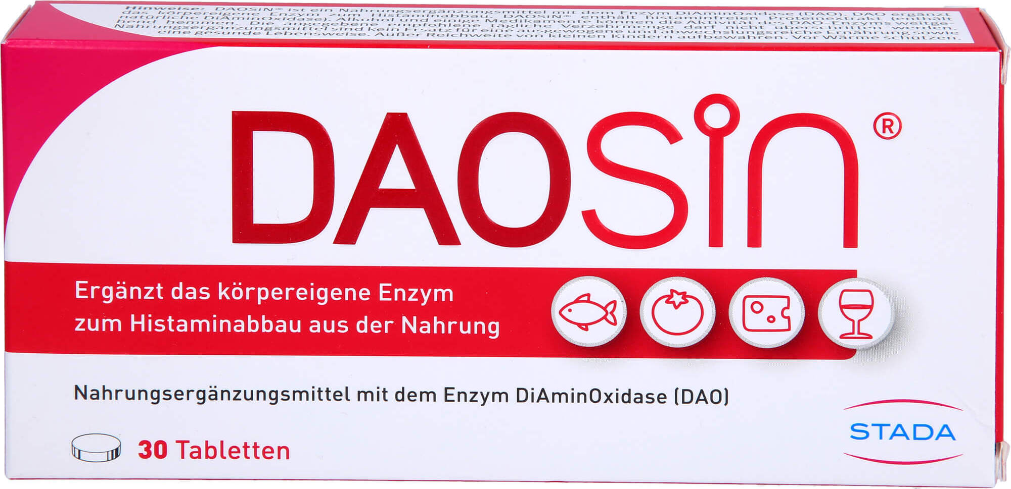 Daosin, 30 compresse Integratori alimentari