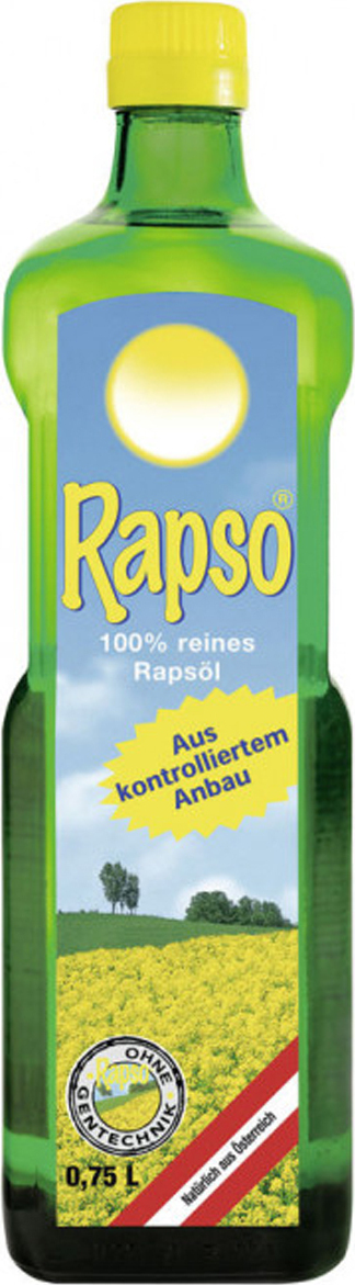 Rapso čistý řepkový olej z kontrolovaného pěstování v