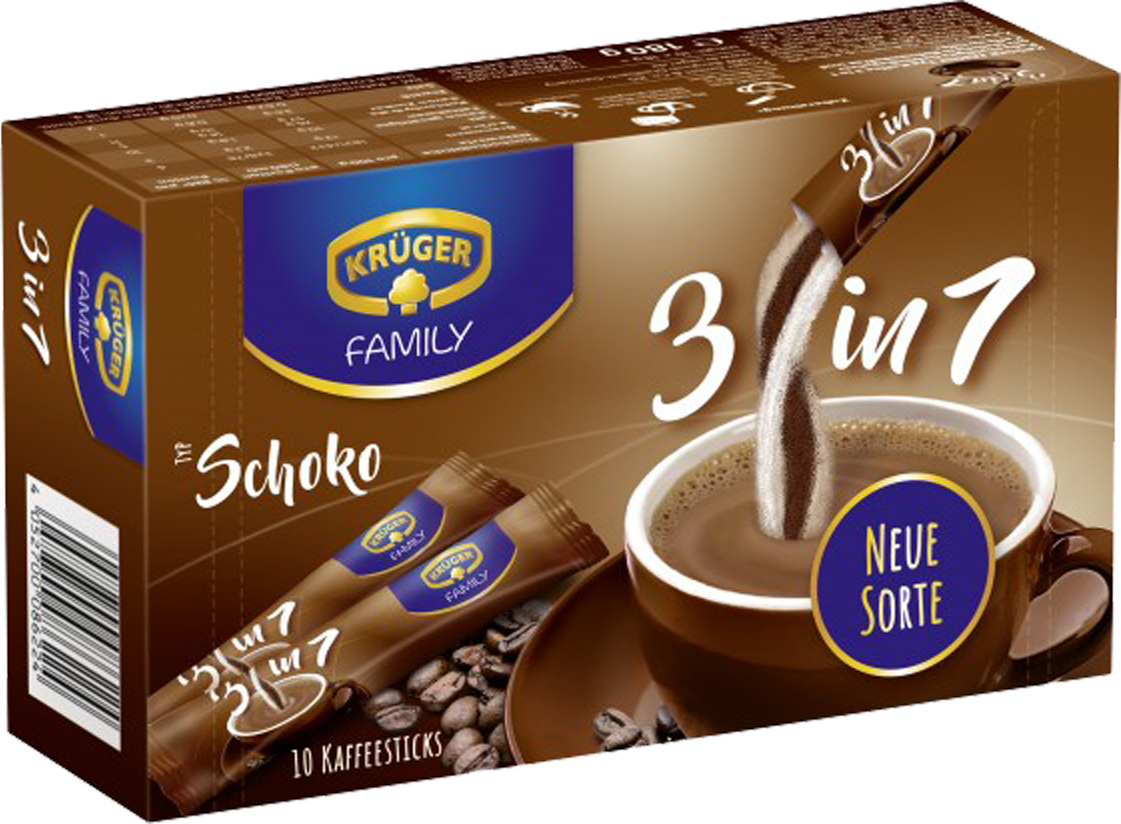KRÜGER FAMILY Kaffee 3in1 10028622 Schoko | Kaufland.at