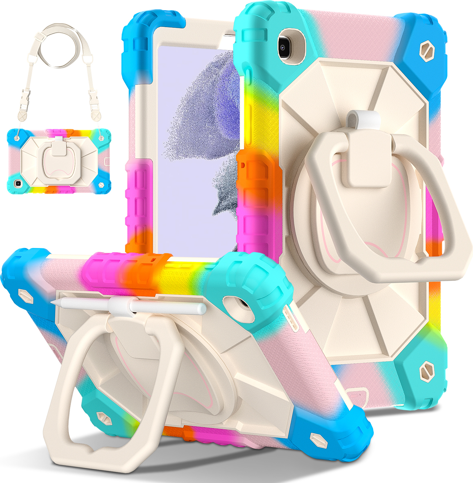 Custodia per Samsung Galaxy Tab A7 Lite Bunt Pink