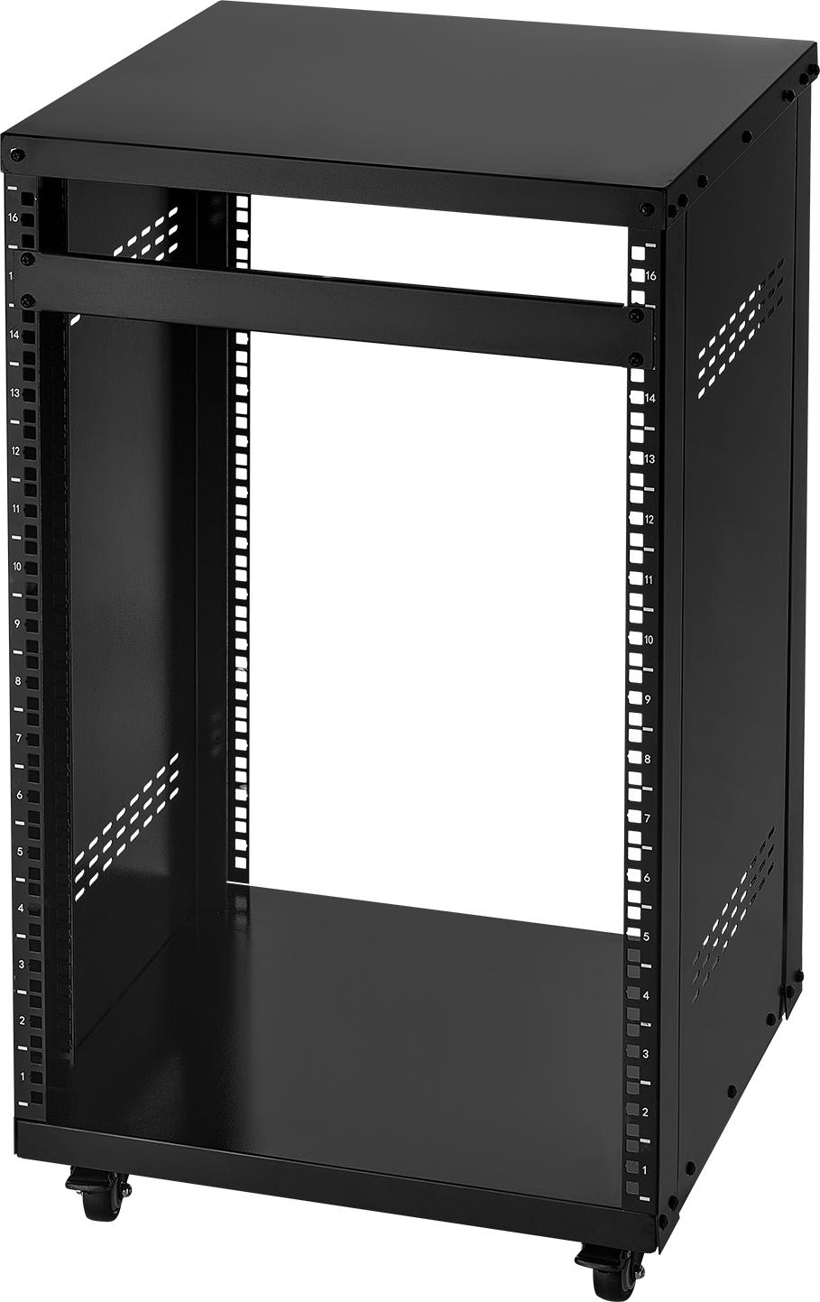 SucceBuy 16U AV-Rack, 90,7 kg, home-recording studio rack