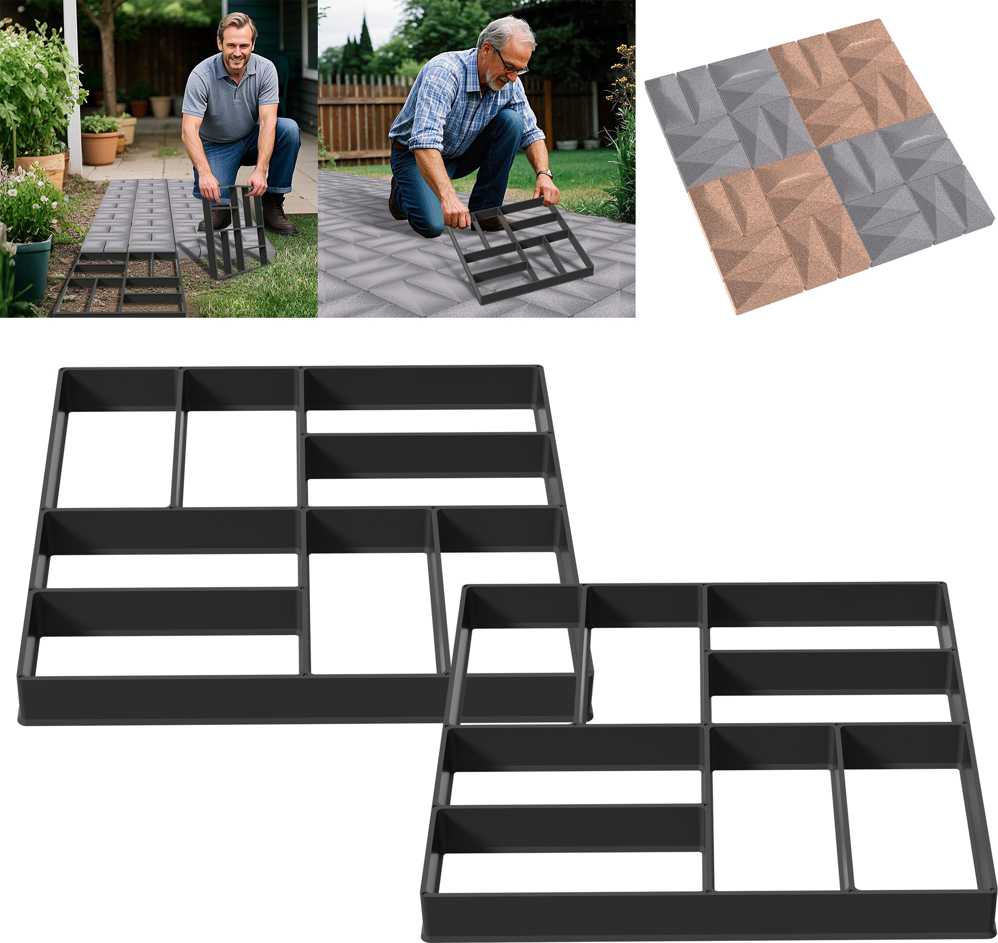 LZQ 2 kusy dlažby forma dlažba forma dlažba | Kaufland.sk