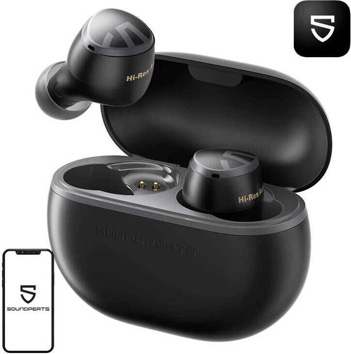 Soundpeats bezdrátová sluchátka Mini HS (černá)