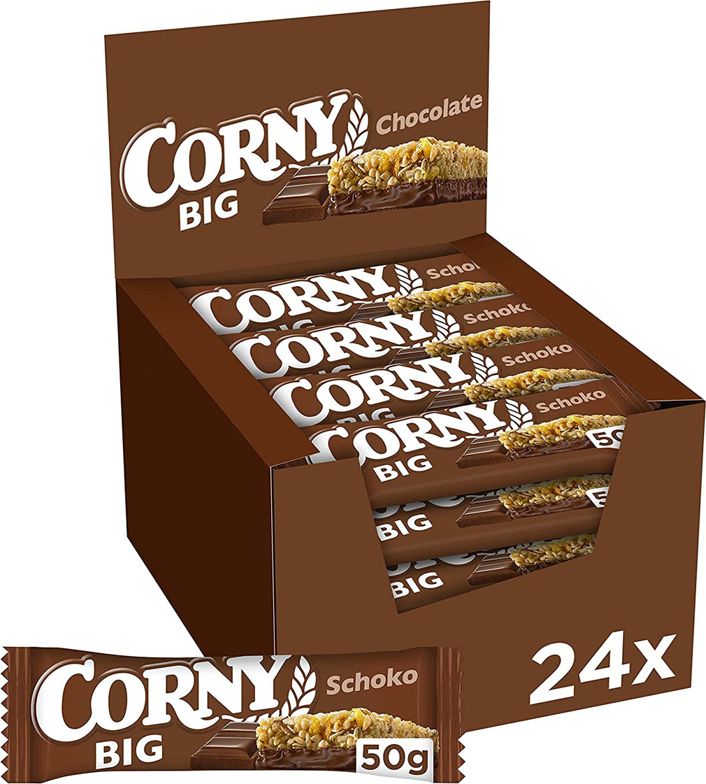 Baton Corny Big Chocolate Muesli z mleczną | Kaufland.pl