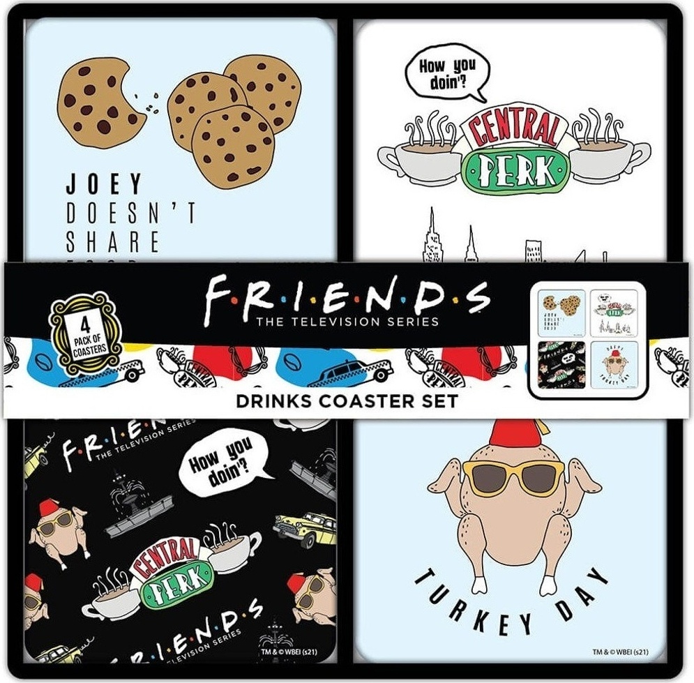 Podkładki Friends - Coaster Set (4 szt.) Podstawki
