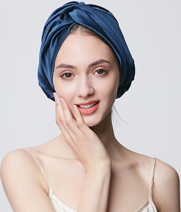 INF Bonnet de sommeil en soie pour dormir, bonnet en satin