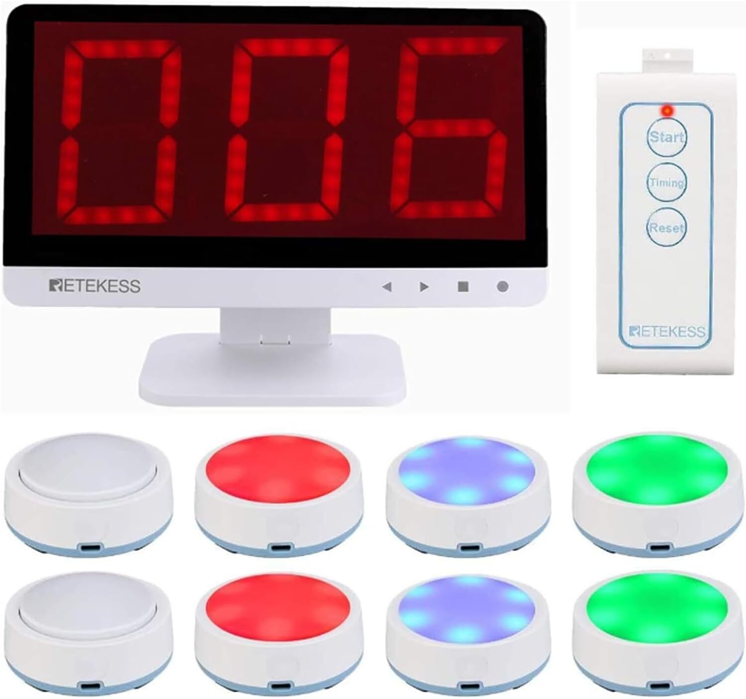 Retekess TM101 Wireless Response Buzzer System, Game Show