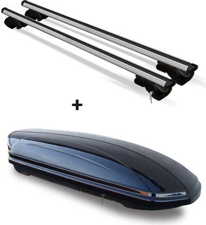 Barres de toit en aluminium VDP XL135 compatibles avec