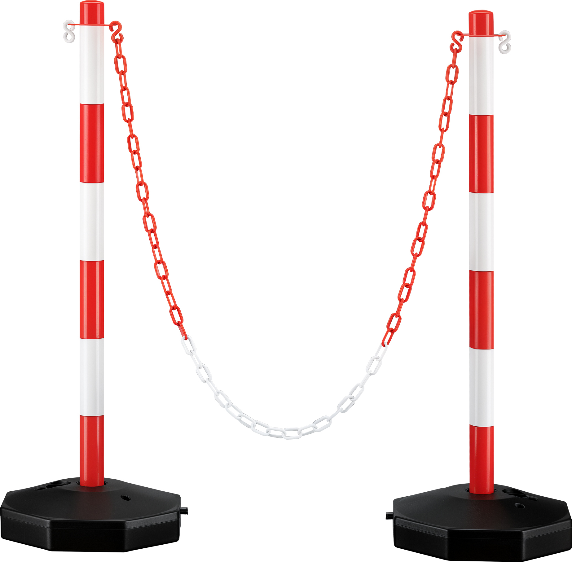 Barriera mobile per parcheggi Wiltec 80 x 28 x 28 cm,
