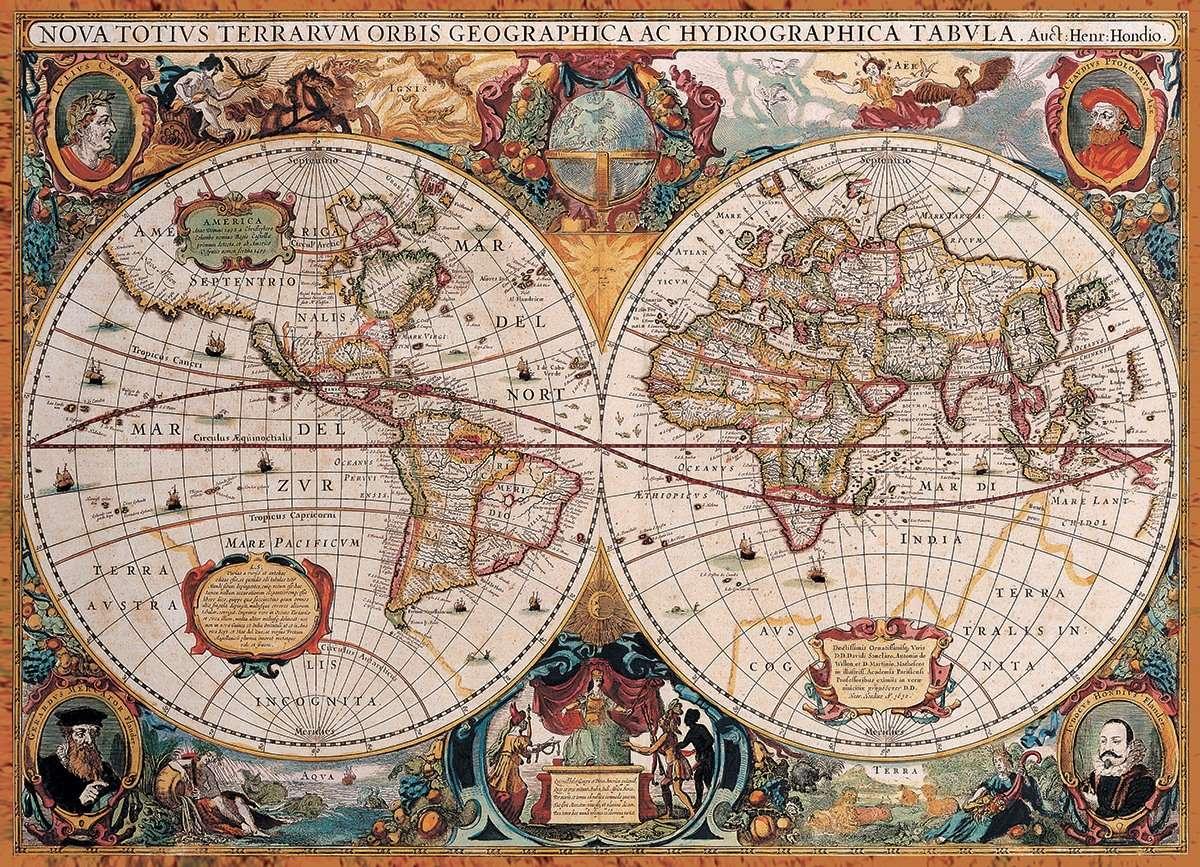 EUROGRAPHICS Puzzle antico del mondo 1000 pezzi