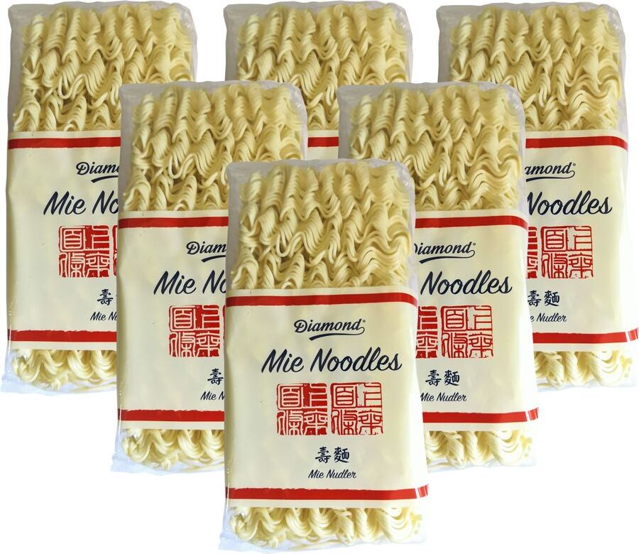 6er-Pack DIAMOND Mie Noodles, dünn (6x 250g) | Mie Nudeln