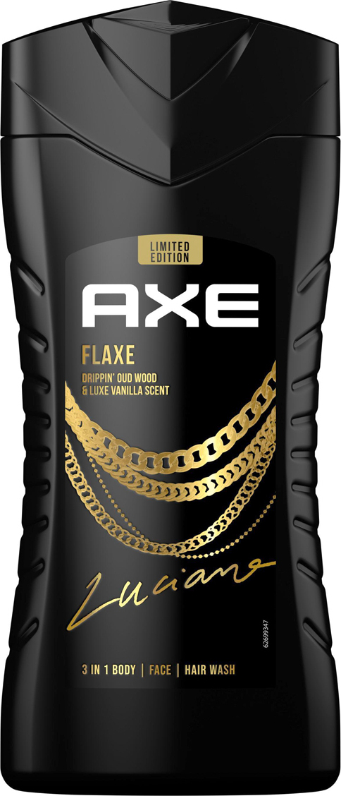 Axe Duschgel Flaxe 3 in 1 Limited Edition von Rapper