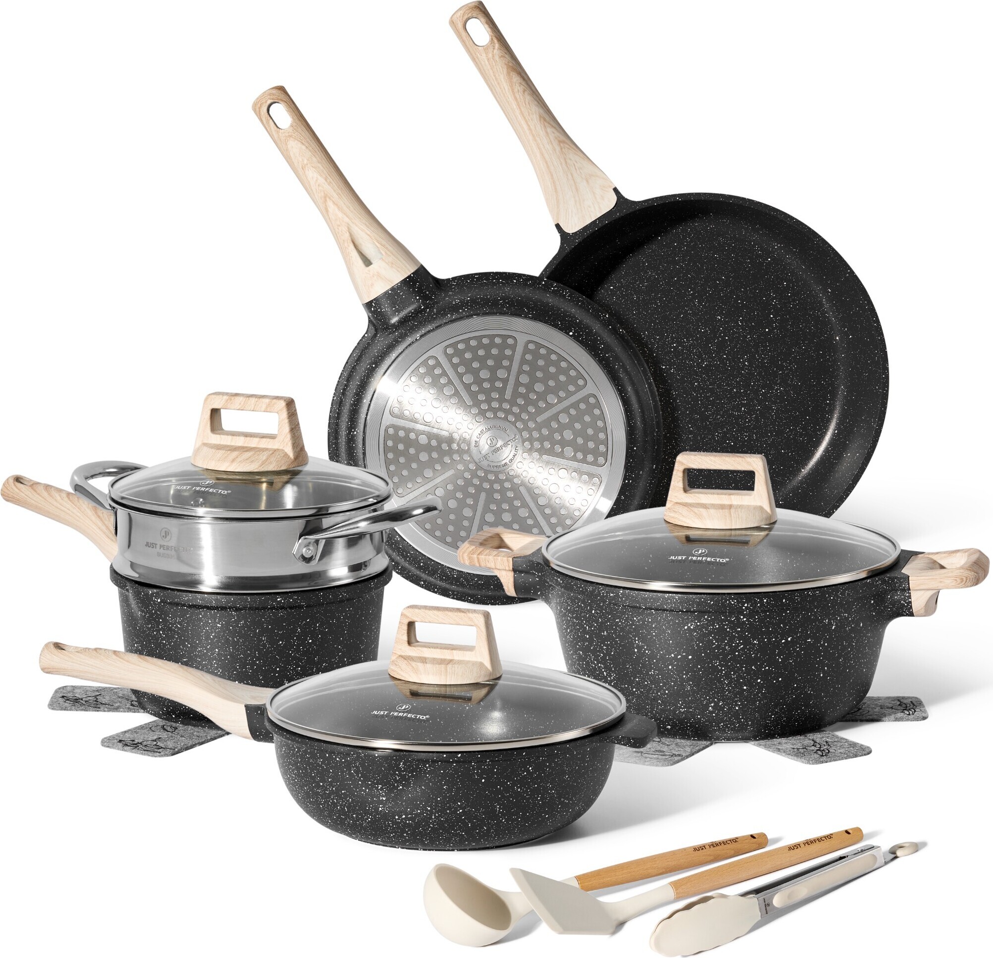 JUST PERFECTO Sada pánví na indukci s Poklicí | Kaufland.cz