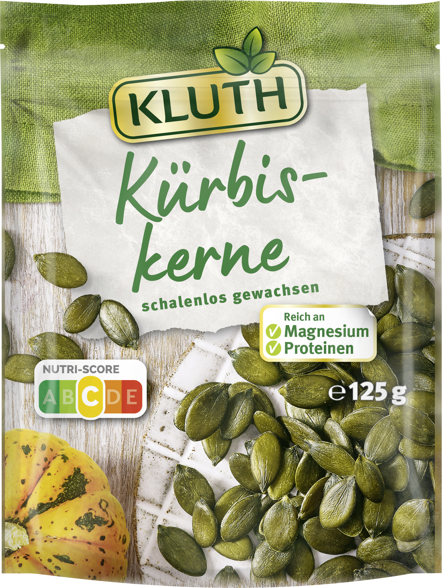 Kluth tekvicové semienka bez škrupín 125g | Kaufland.sk