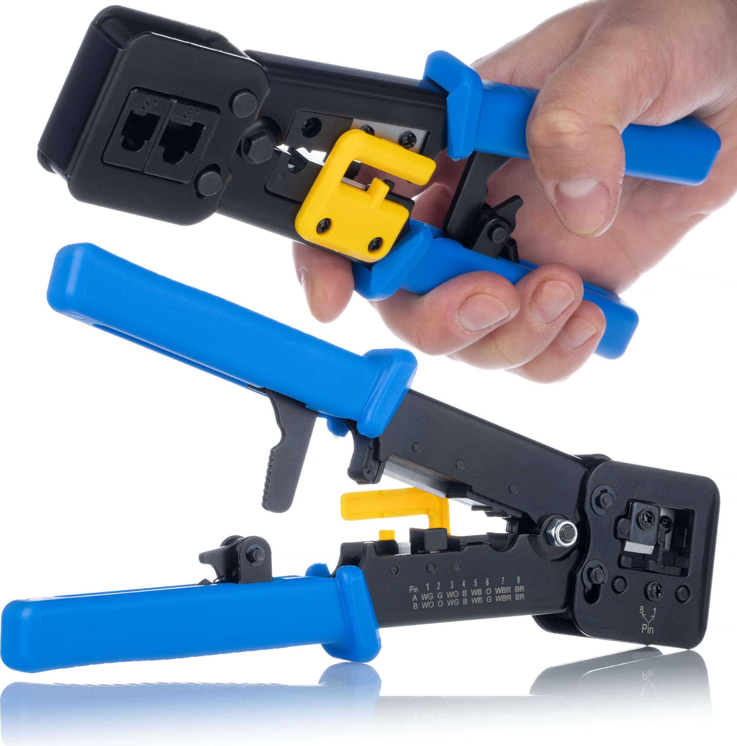 Pinze a crimpare passanti Rosfix per RJ45/RJ12/RJ11 Presse