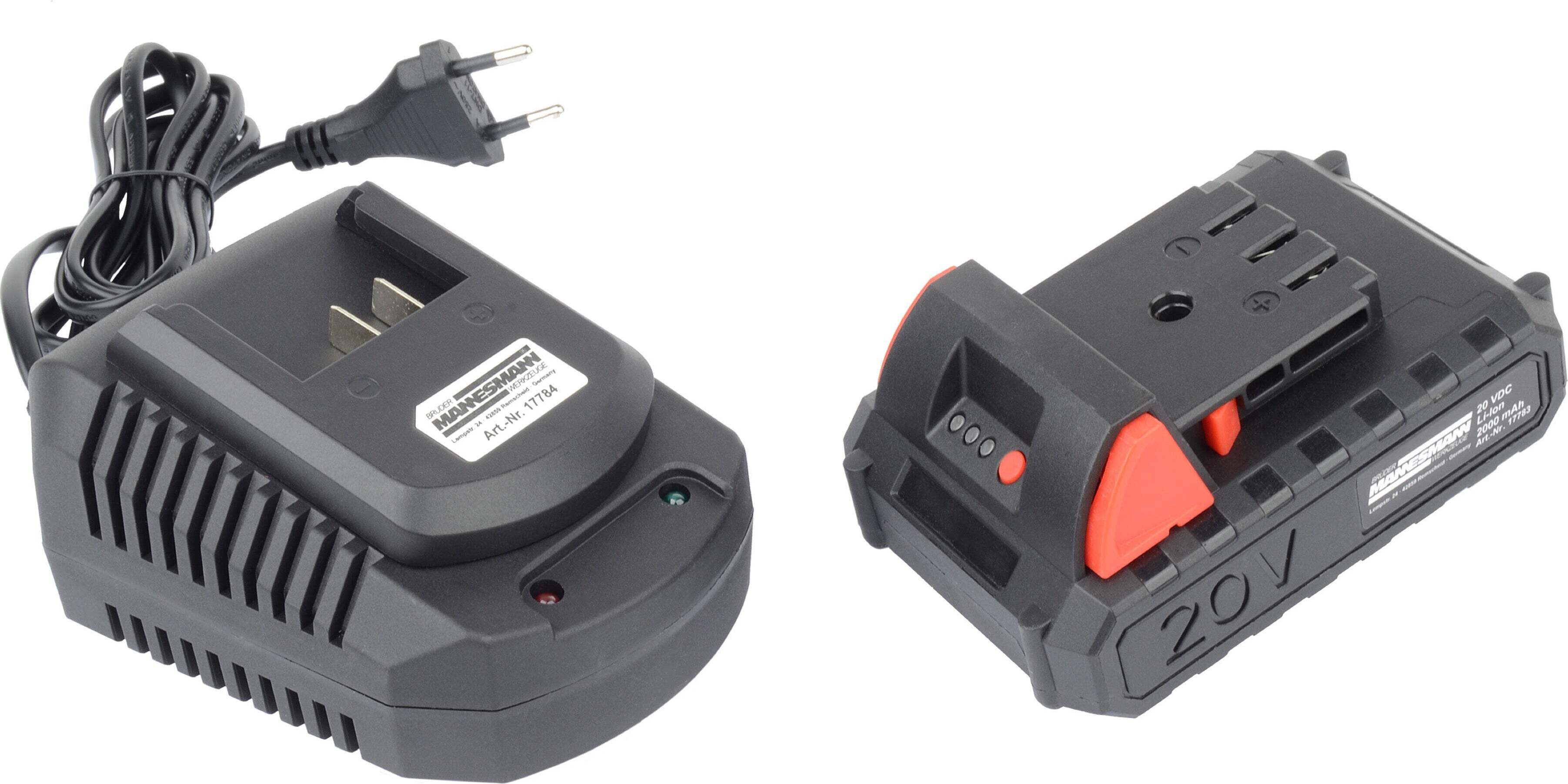 BRÜDER MANNESMANN M17783 Ersatzakku 20V für Artikel M17782