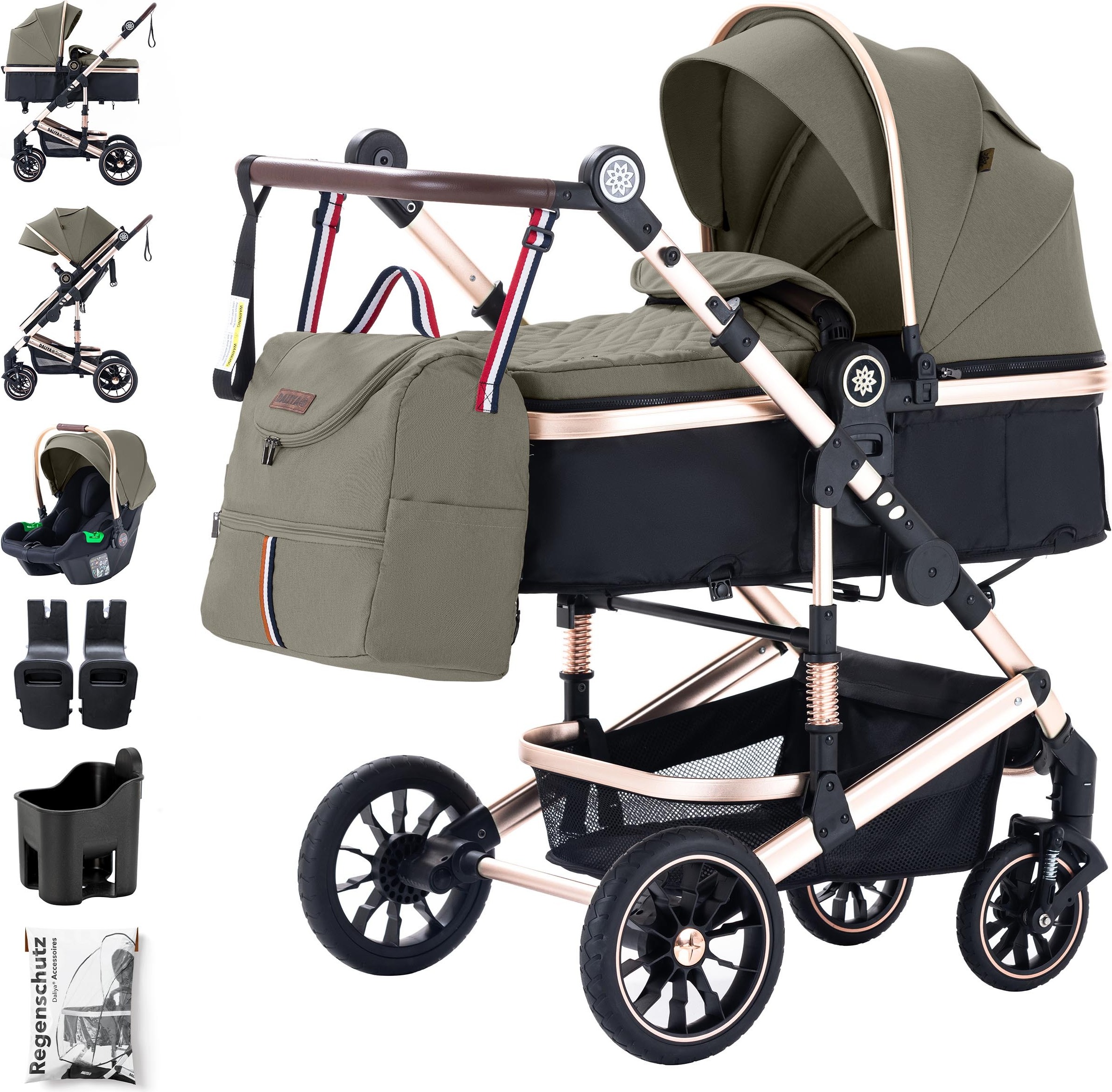 Schöne Daliya Kinderwagen 3in1 Bild
