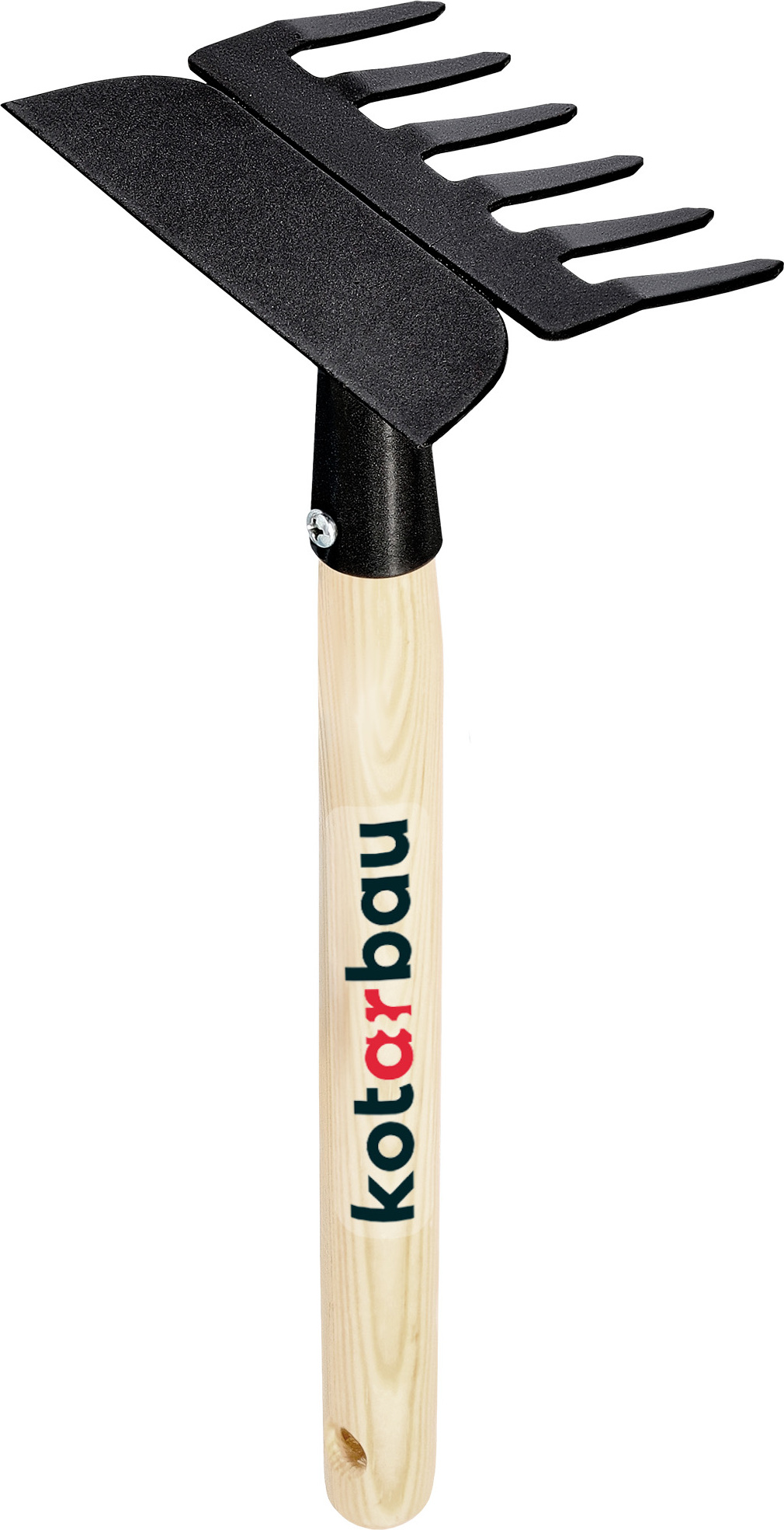 KOTARBAU® Bêche avec râteau en acier Bêche de jardin avec