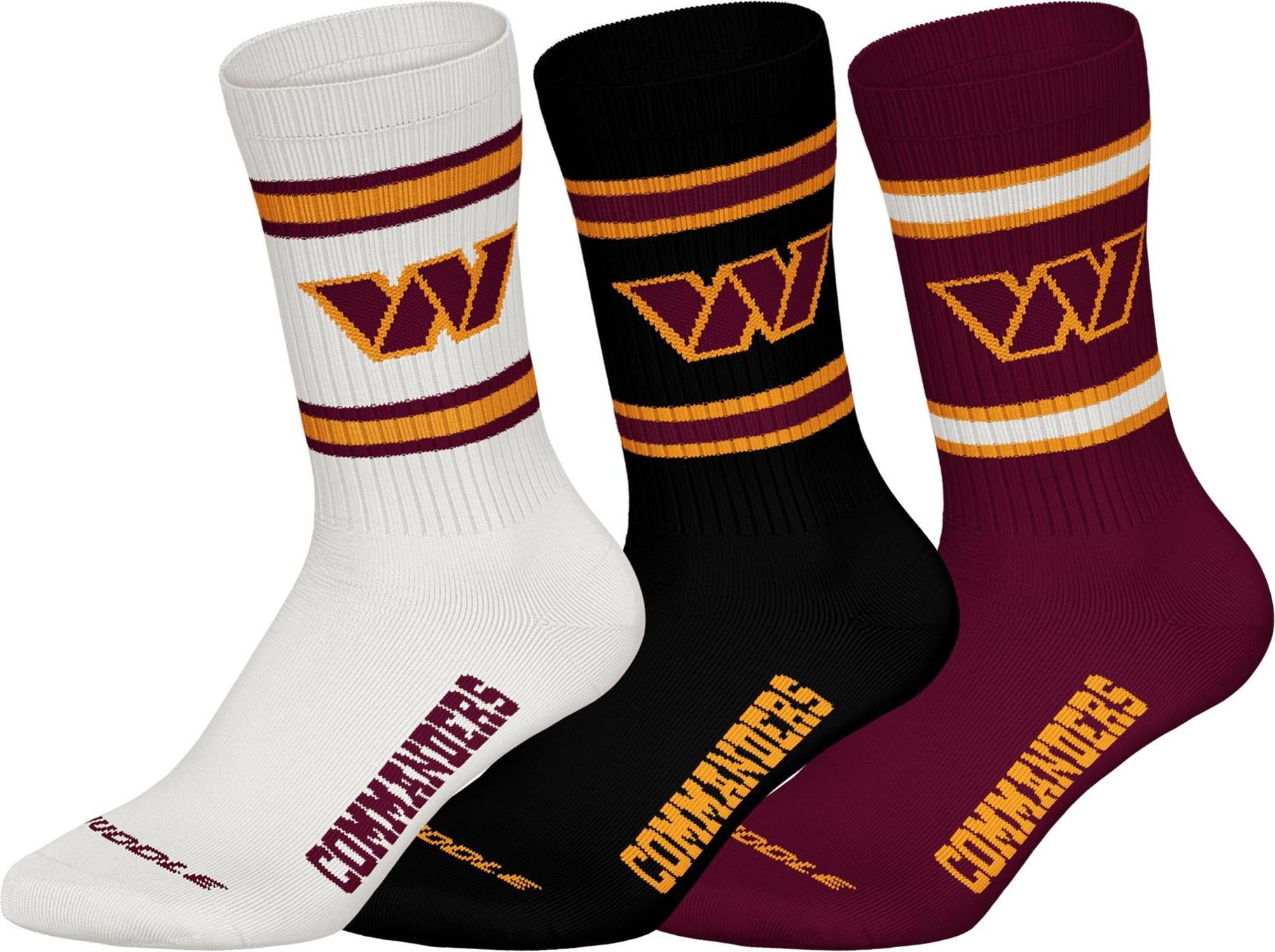 NFL Uni Socken, 3er Pack - NFL Teams, 3Pack Crew Socks,