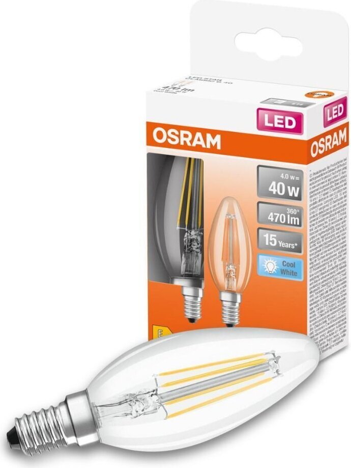 Osram LED Leuchtmittel Retrofit CL B40 E14 4W | Kaufland.de