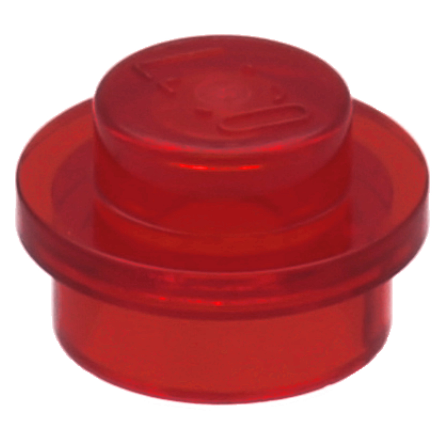 LEGO® 1x1 Plaques rondes Transparent Rouge 4073 - 250x