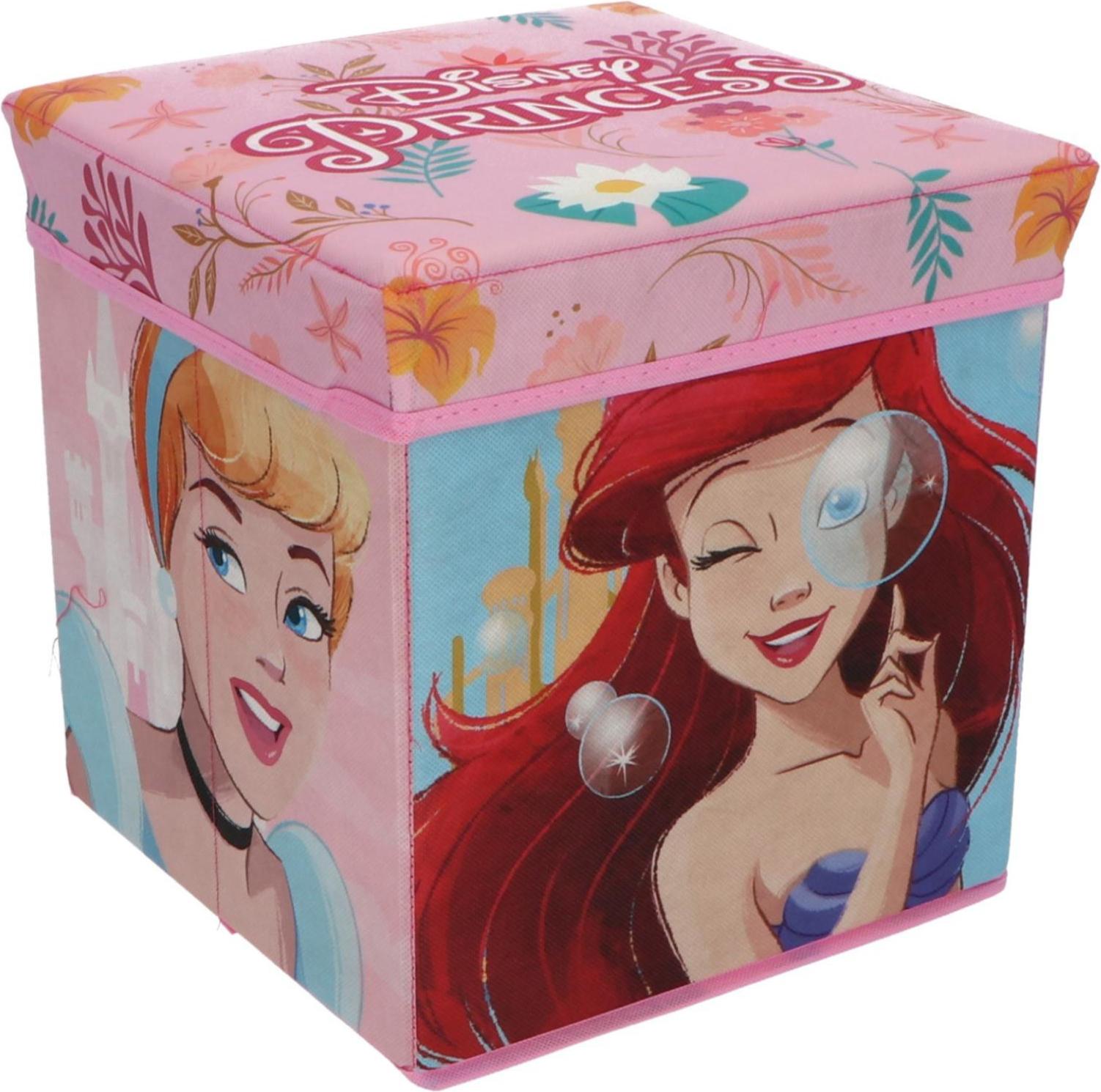 Scatola per sedersi Disney Princess - 30x30x30 cm