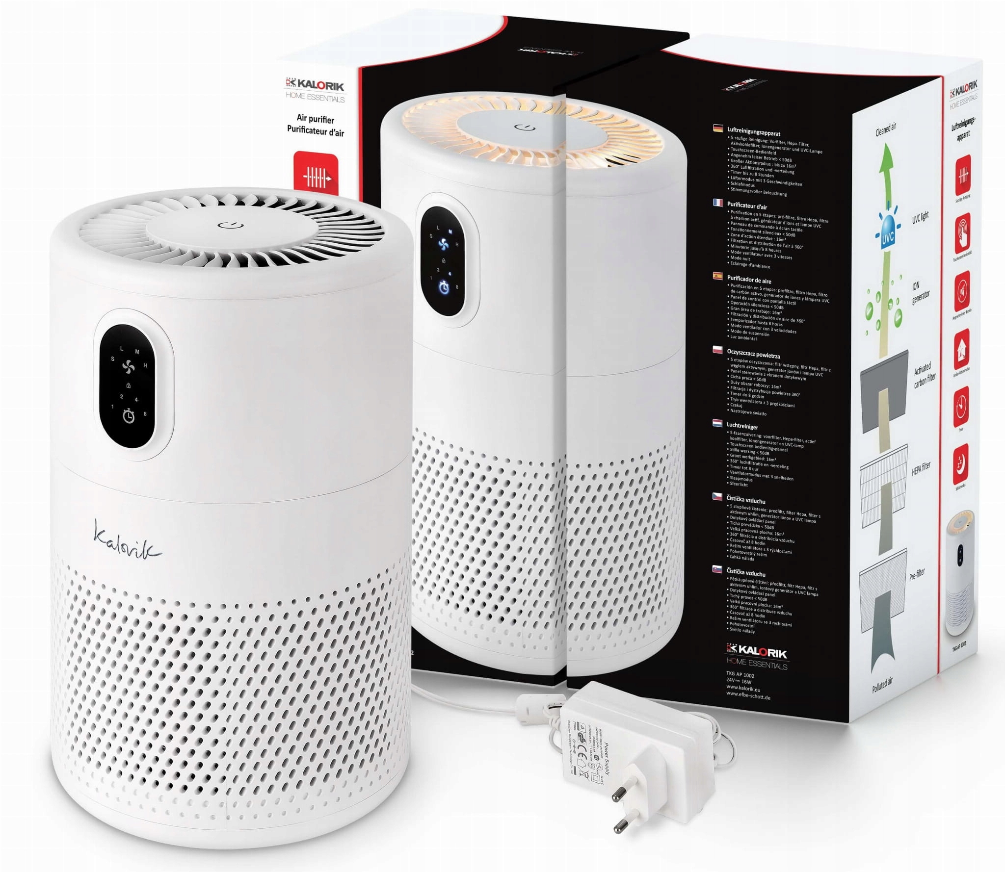 Kalorik OCZYSZCZACZ POWIETRZA Filtr Węglowy | Kaufland.pl