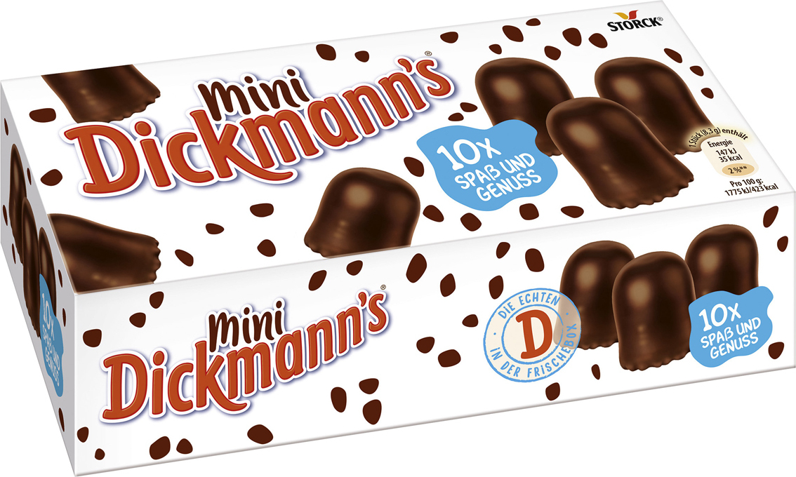 Dickmanns Minis 10 petits biscuits mousseux au chocolat