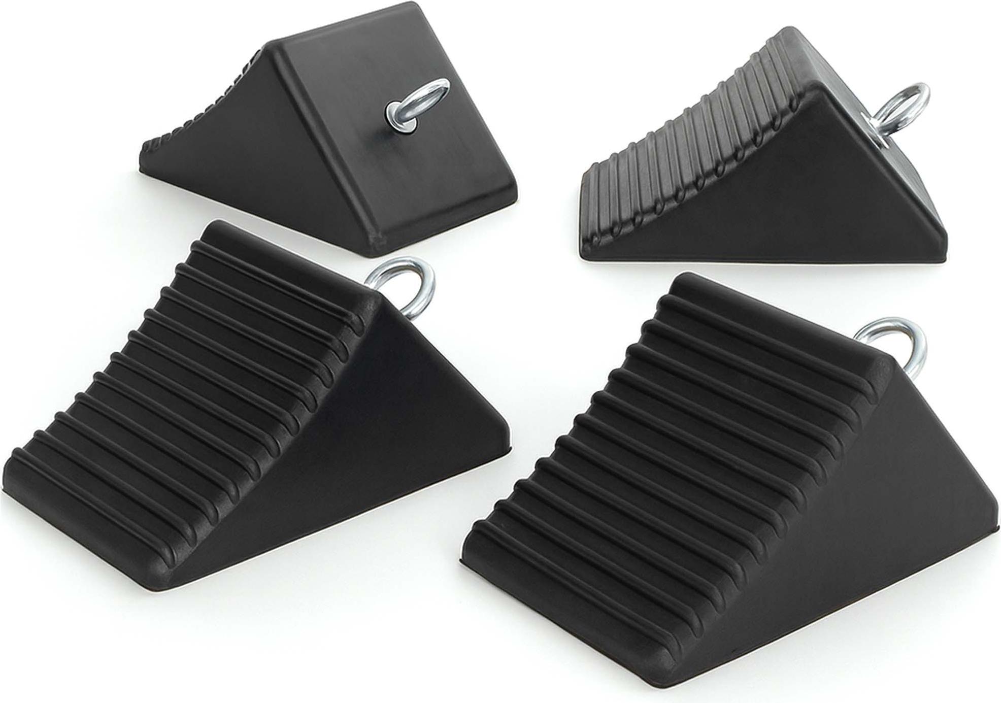 Kit de 4 cales Wiltec 205 x 125 x 100 mm en caoutchouc,