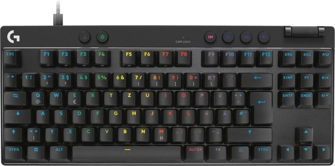 Logitech PRO X TKL RAPID Black - DEU - EMEA28i-93 - Clavier